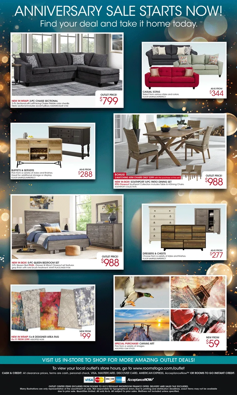 Weekly Specials from Rooms To Go Outlet