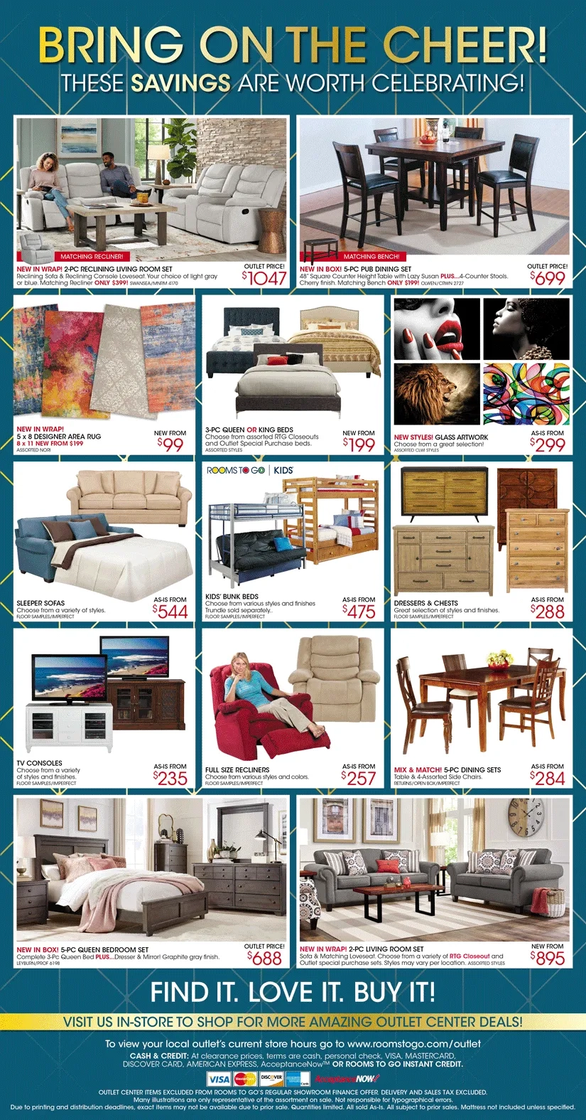 Weekly Specials from Rooms To Go Outlet