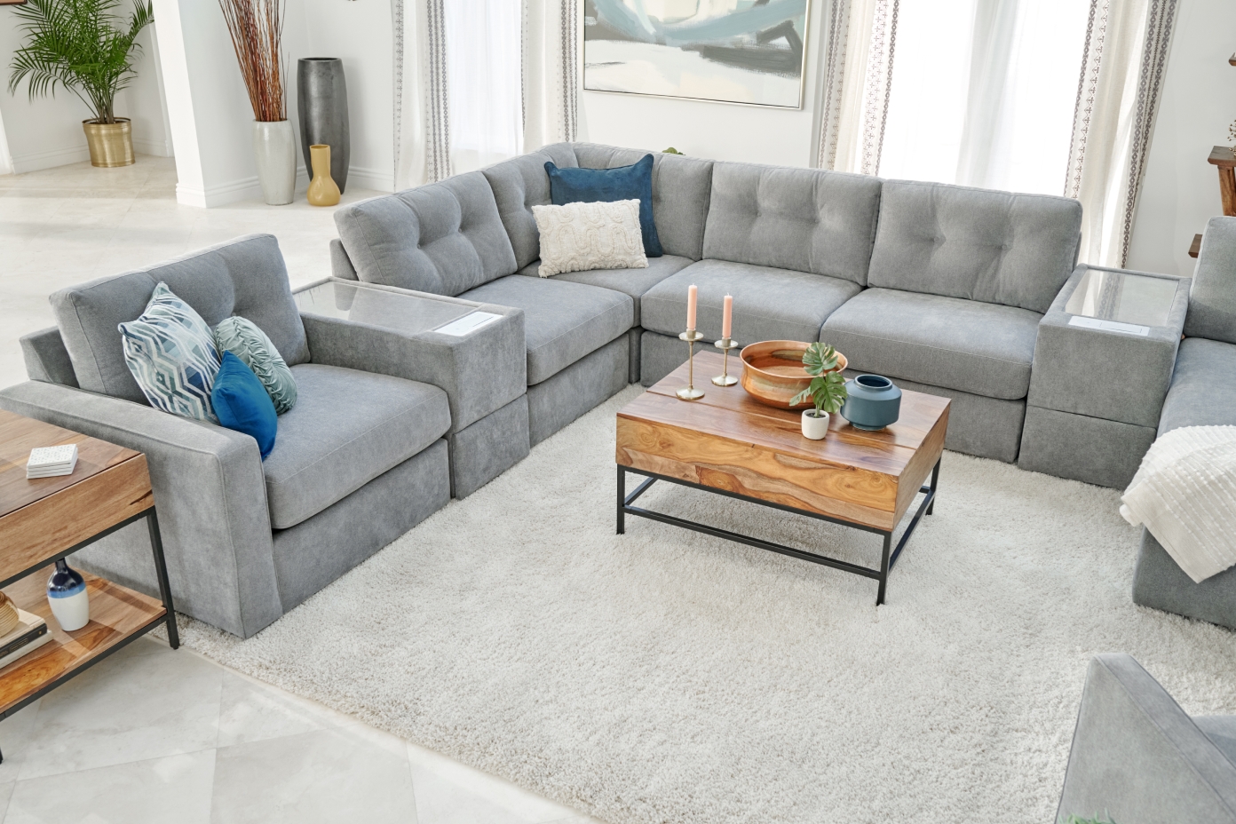 Decorating gray living room store