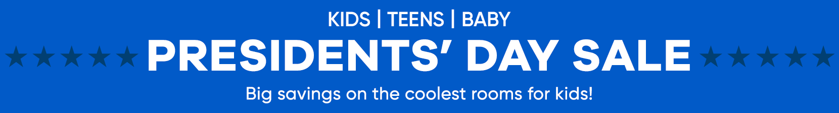 Kids' Presidents' Day Sale