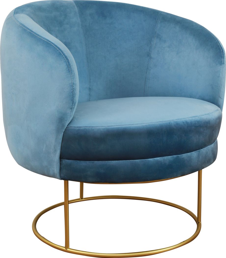 Balleigh Blue Accent Chair - Rooms To Go