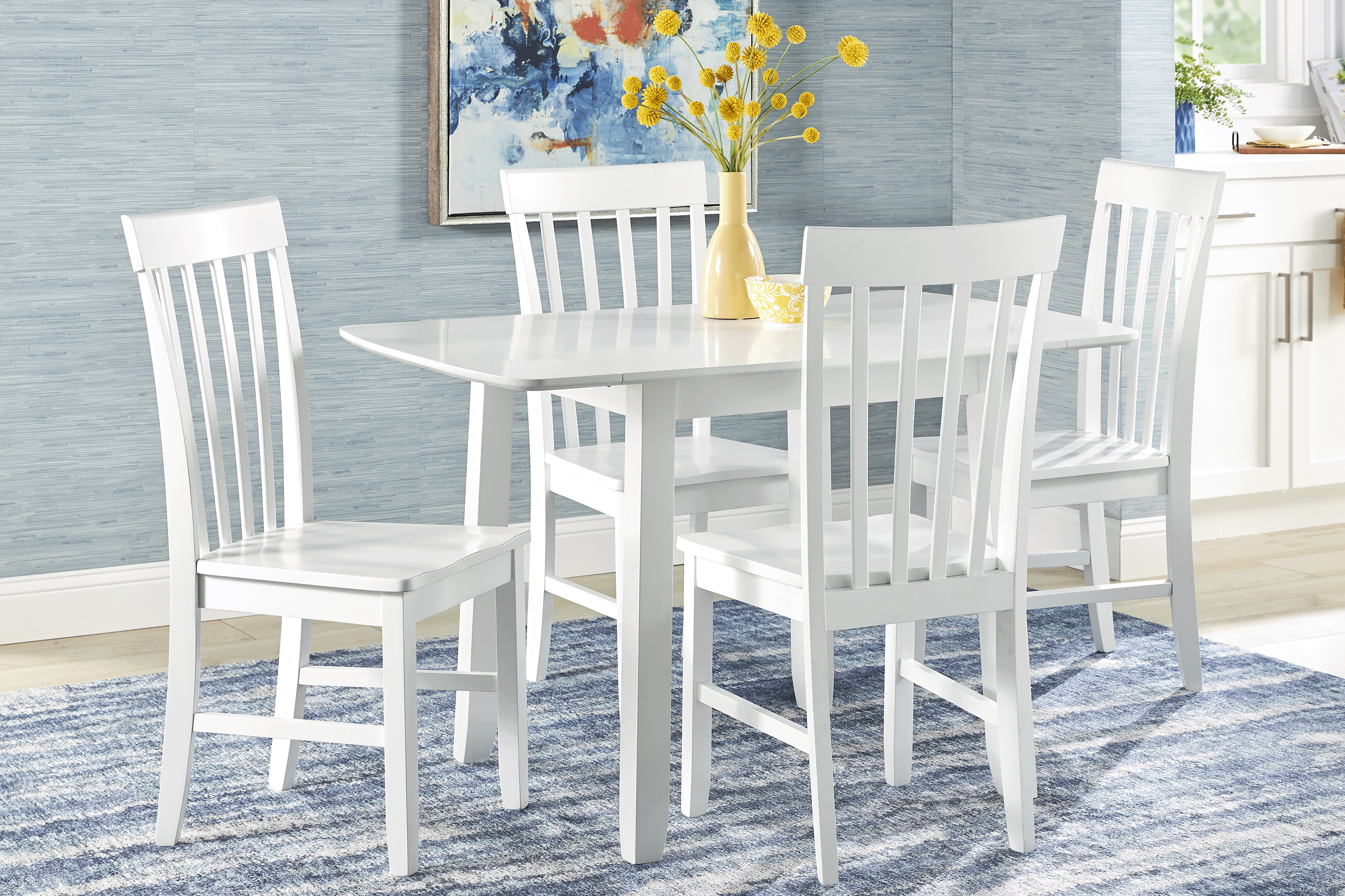 Concord White Colors,White Counter Height Dining Table | Rooms to Go