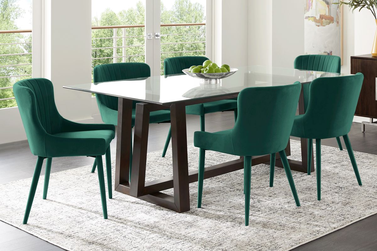 Emeric Emerald Green Side Chair - Rooms To Go
