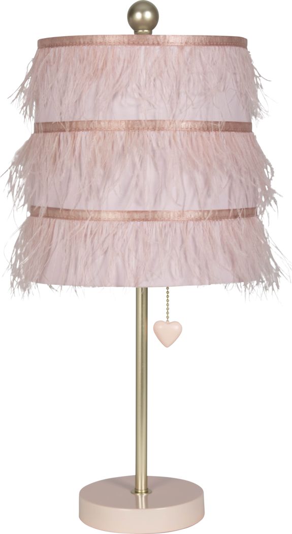 Kids Jolly Flapper Pink Lamp - Rooms To Go