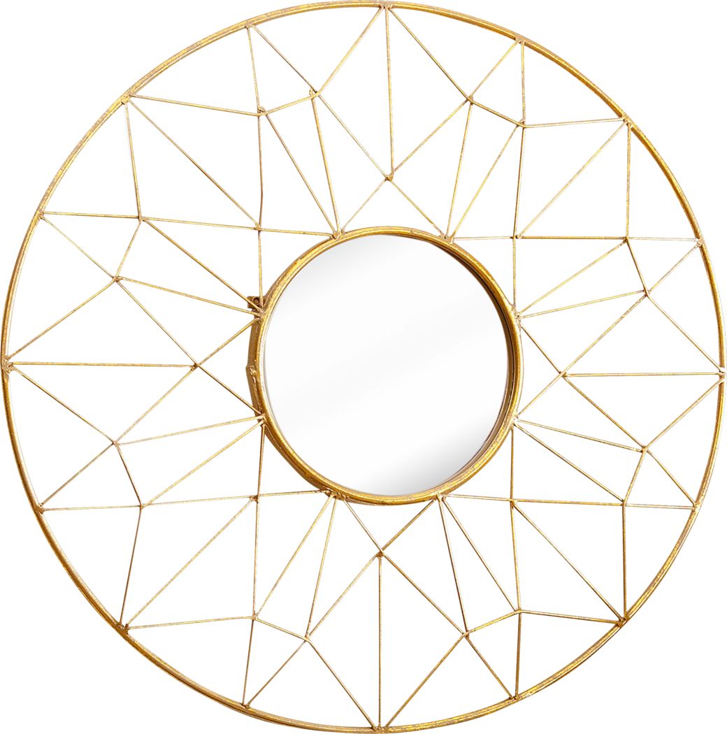 Lavery Gold Mirror - Rooms To Go