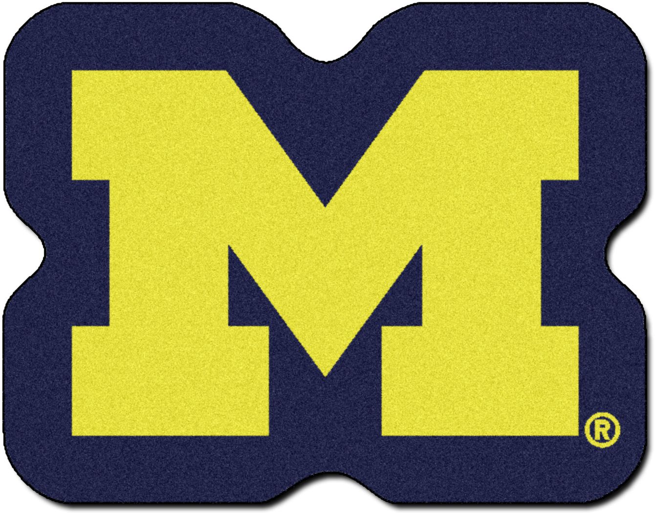 NCAA Football Mascot University of Michigan 1'6" x 2' Rug - Rooms To Go