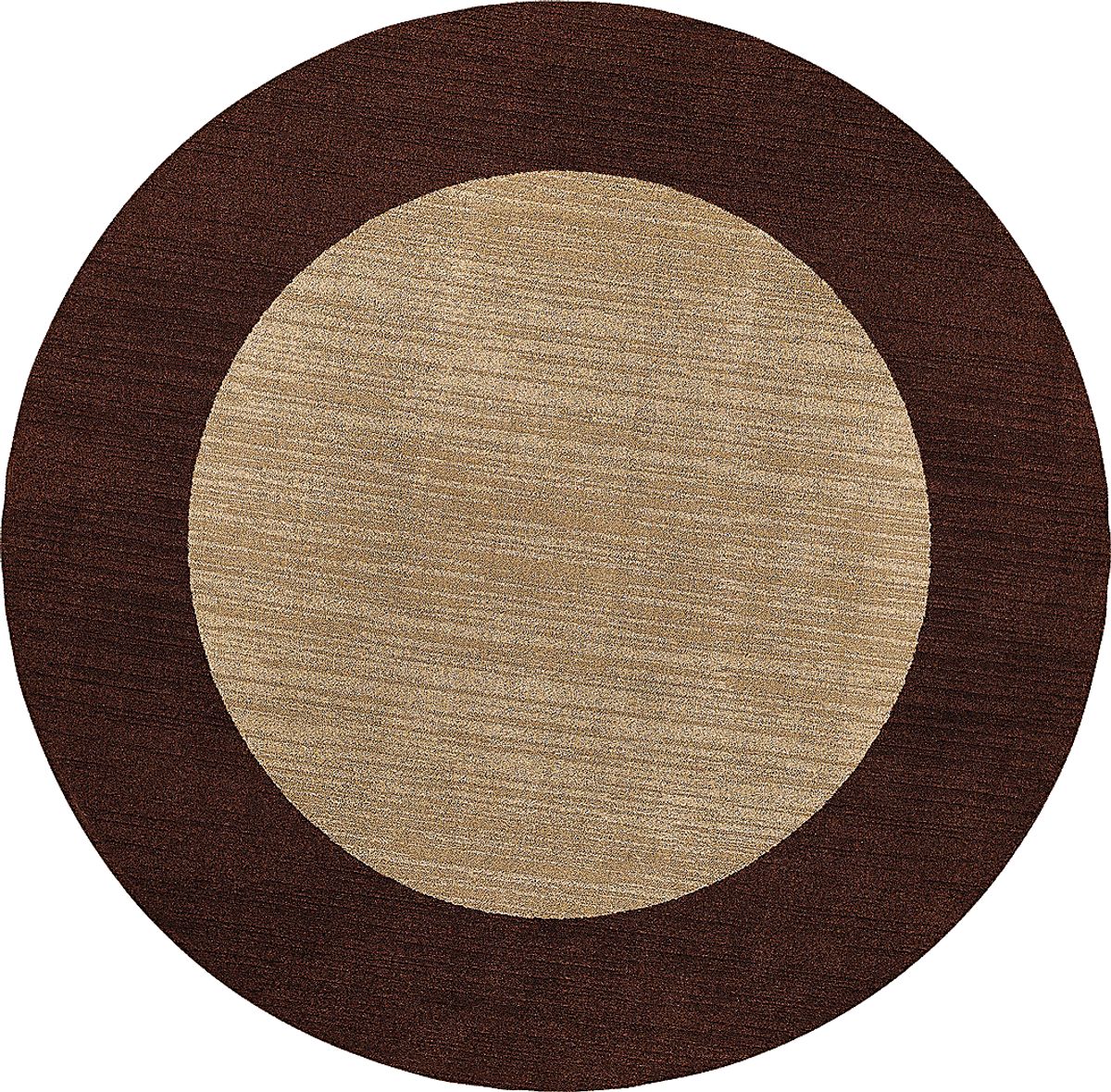 Flax Brown Synthetic Fabric Rug | Rooms to Go
