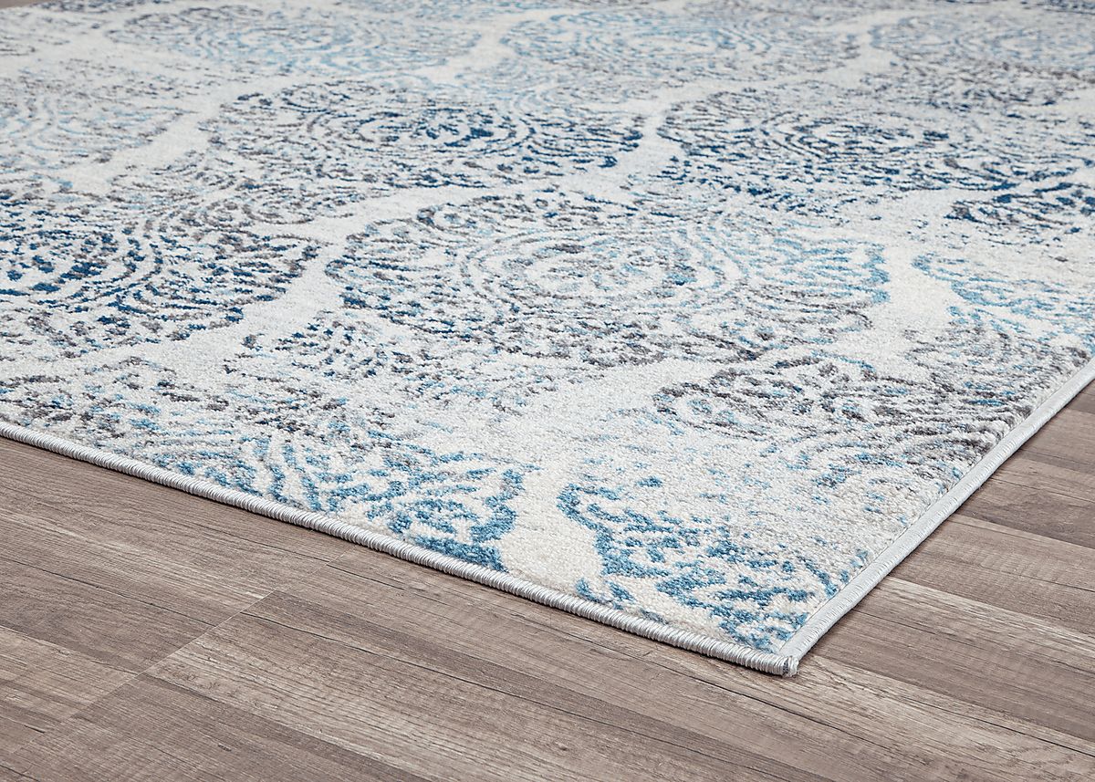 Aadrita Blue Rug | Rooms to Go