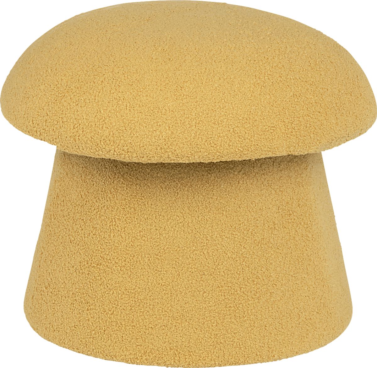 Abanto Yellow Boucle Storage Ottoman | Rooms to Go