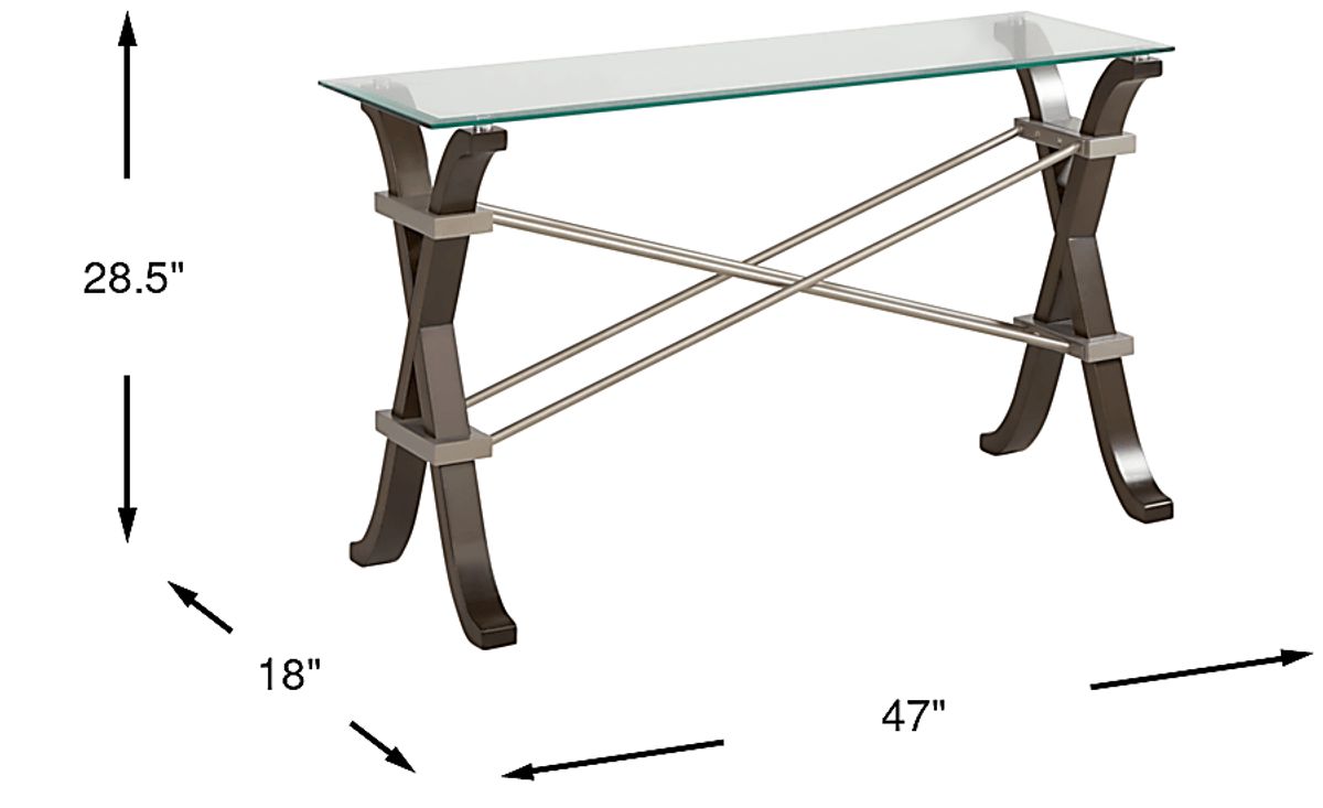 Abbey Court Gray Sofa Table | Rooms to Go