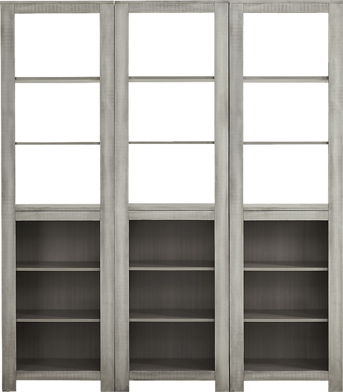 Abbey Springs Gray 3 Pc Bookcase | Rooms to Go
