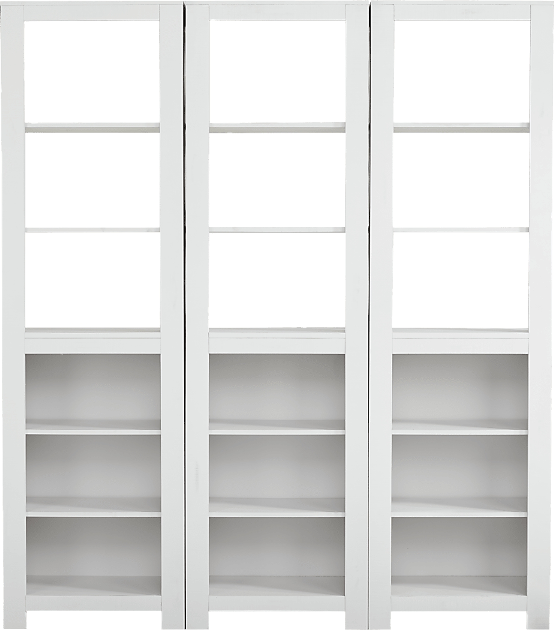 Abbey Springs White Colors,White 3 Pc Bookcase | Rooms to Go