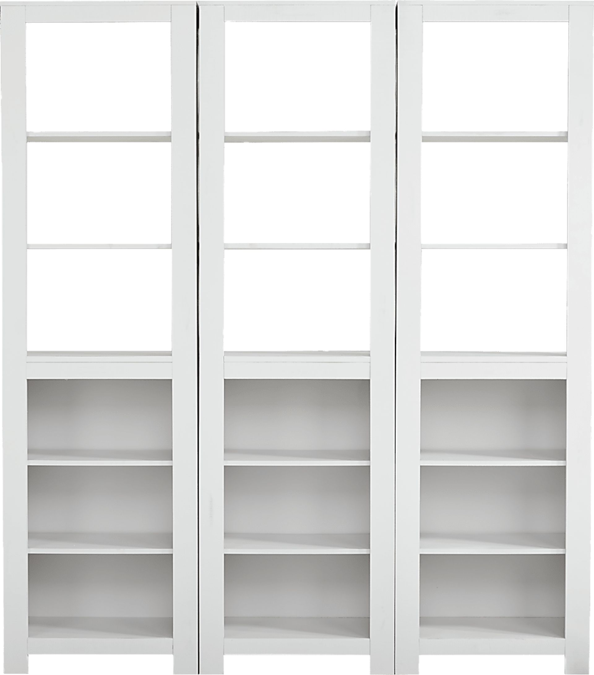 Abbey Springs White Colors,White 3 Pc Bookcase | Rooms to Go