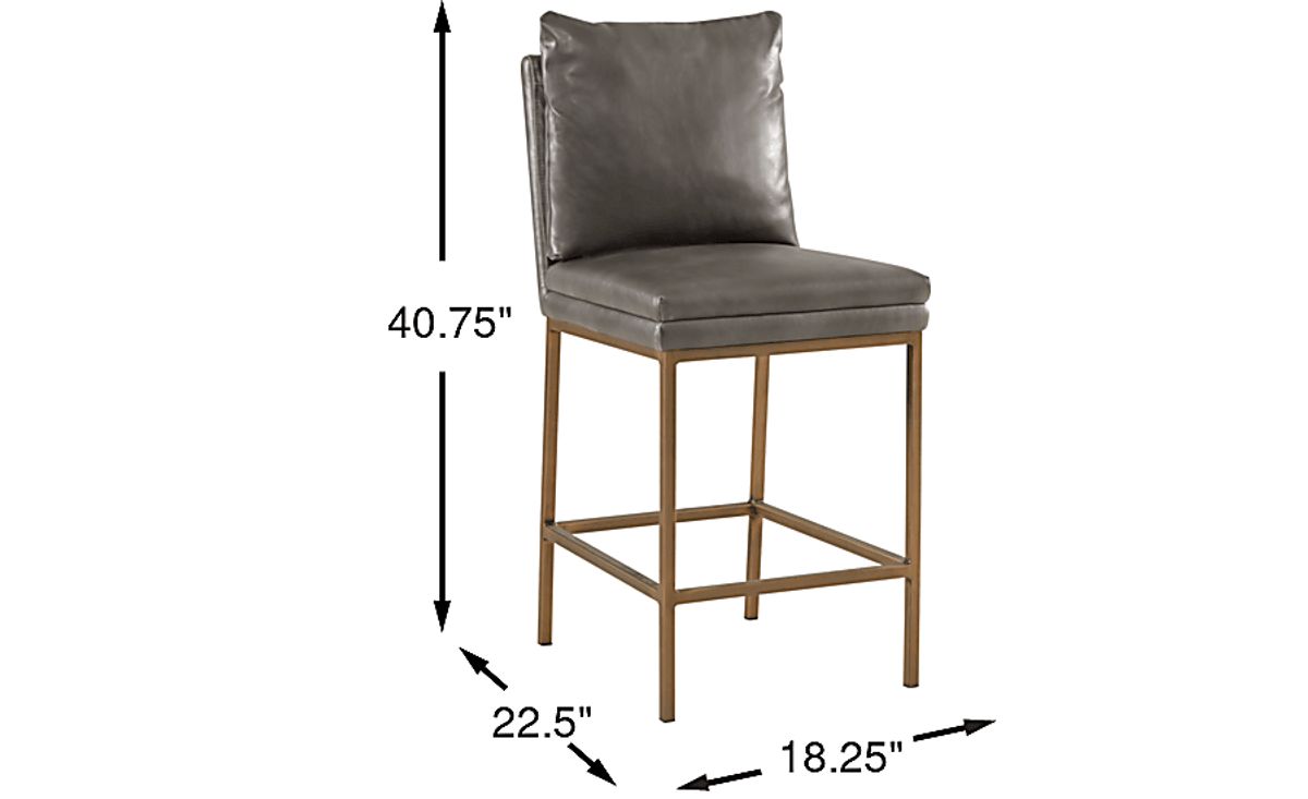 Abbeyhill Gray Counter Height Stool | Rooms to Go