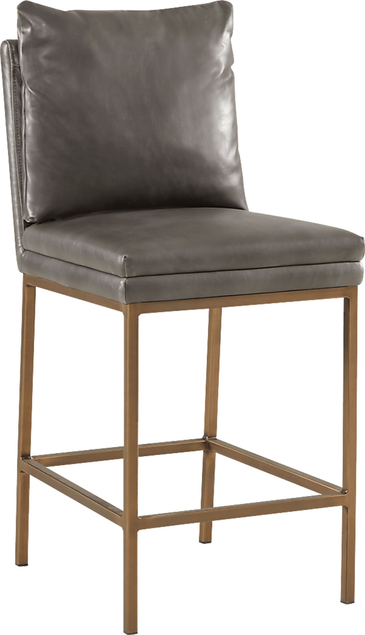 Abbeyhill Brass Gray Counter Height Stool | Rooms to Go