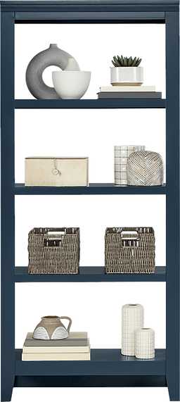 Abbie Navy Colors Bookcase | Rooms to Go