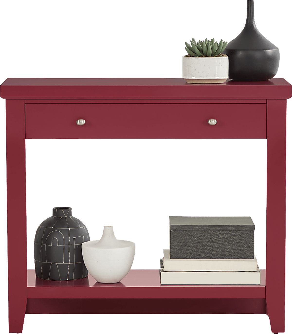 Abbie Red Colors Accent Table | Rooms to Go
