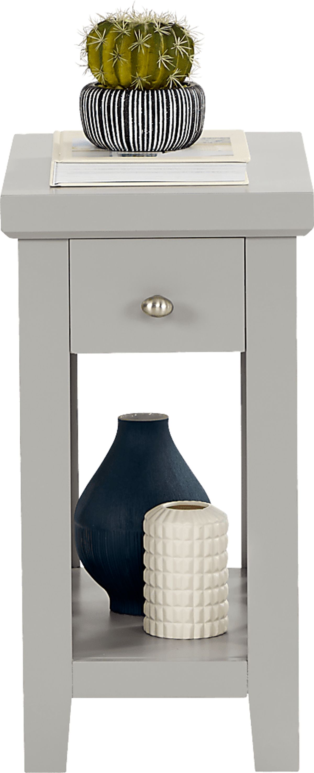 Abbie Silver Gray Side Table | Rooms to Go