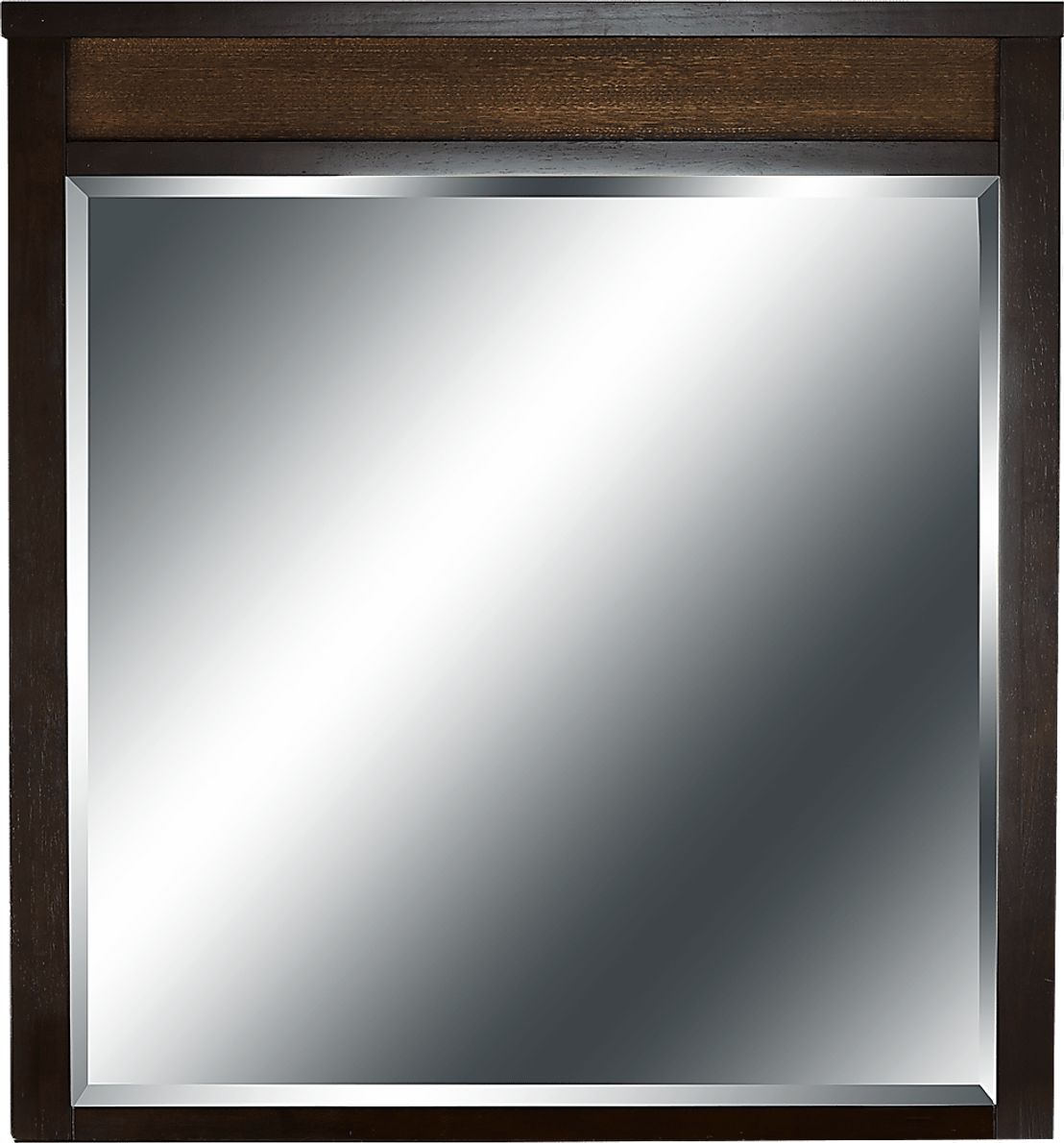 Abbott Hazelnut Dark Wood Mirror - Rooms To Go