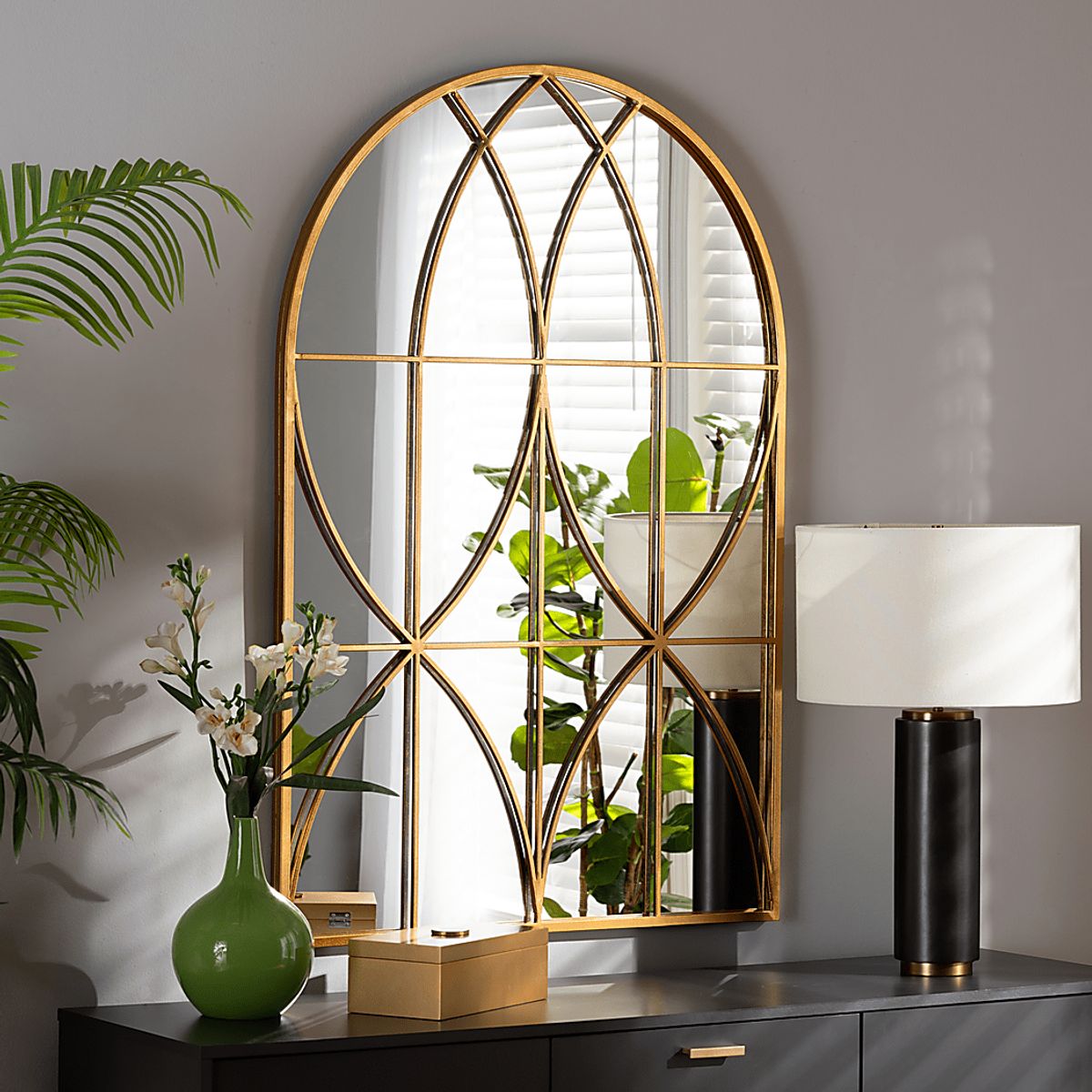Abbottwood Yellow Mirror | Rooms to Go