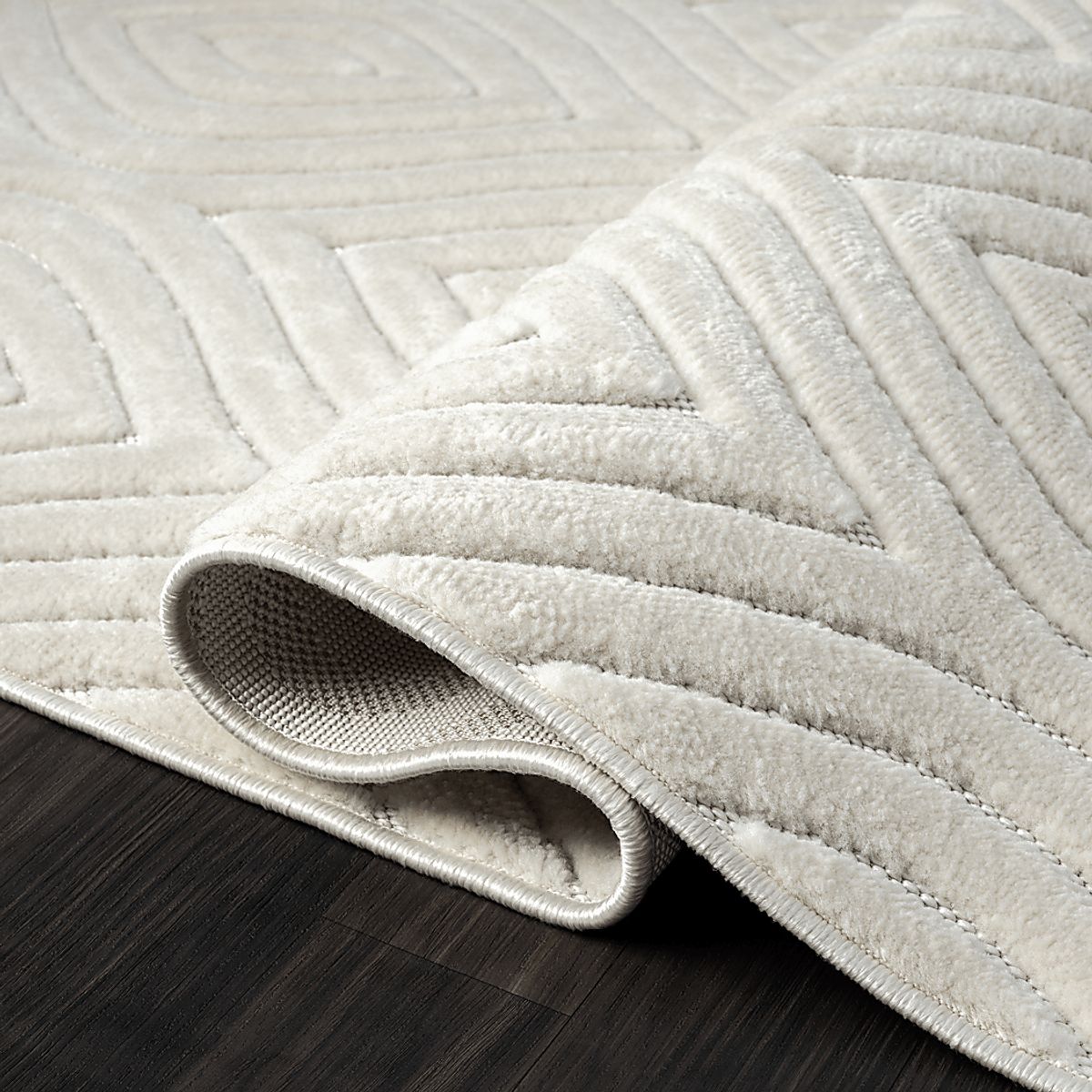 Abbour Ivory Beige Rugs | Rooms to Go