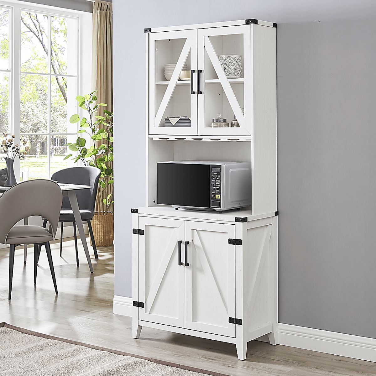 Abington White Colors,White Server | Rooms to Go