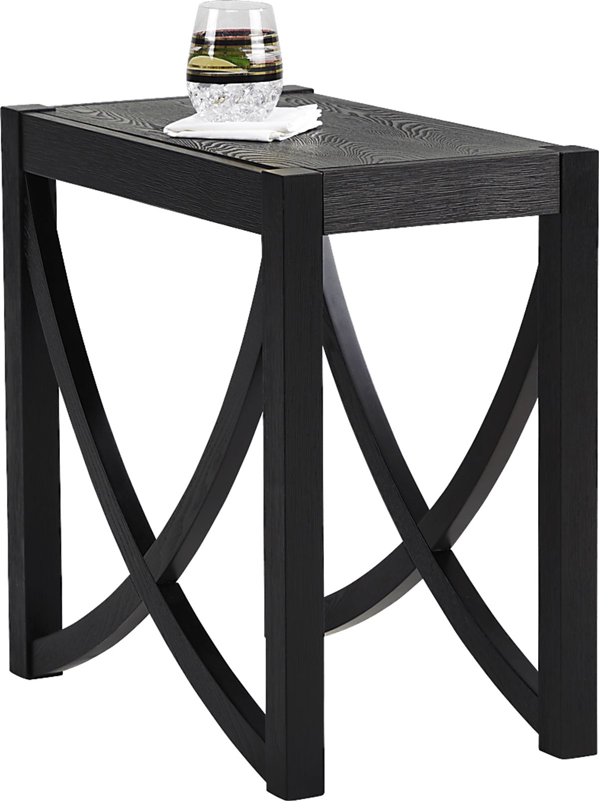 Abner Black Black,Colors Chairside Table | Rooms to Go