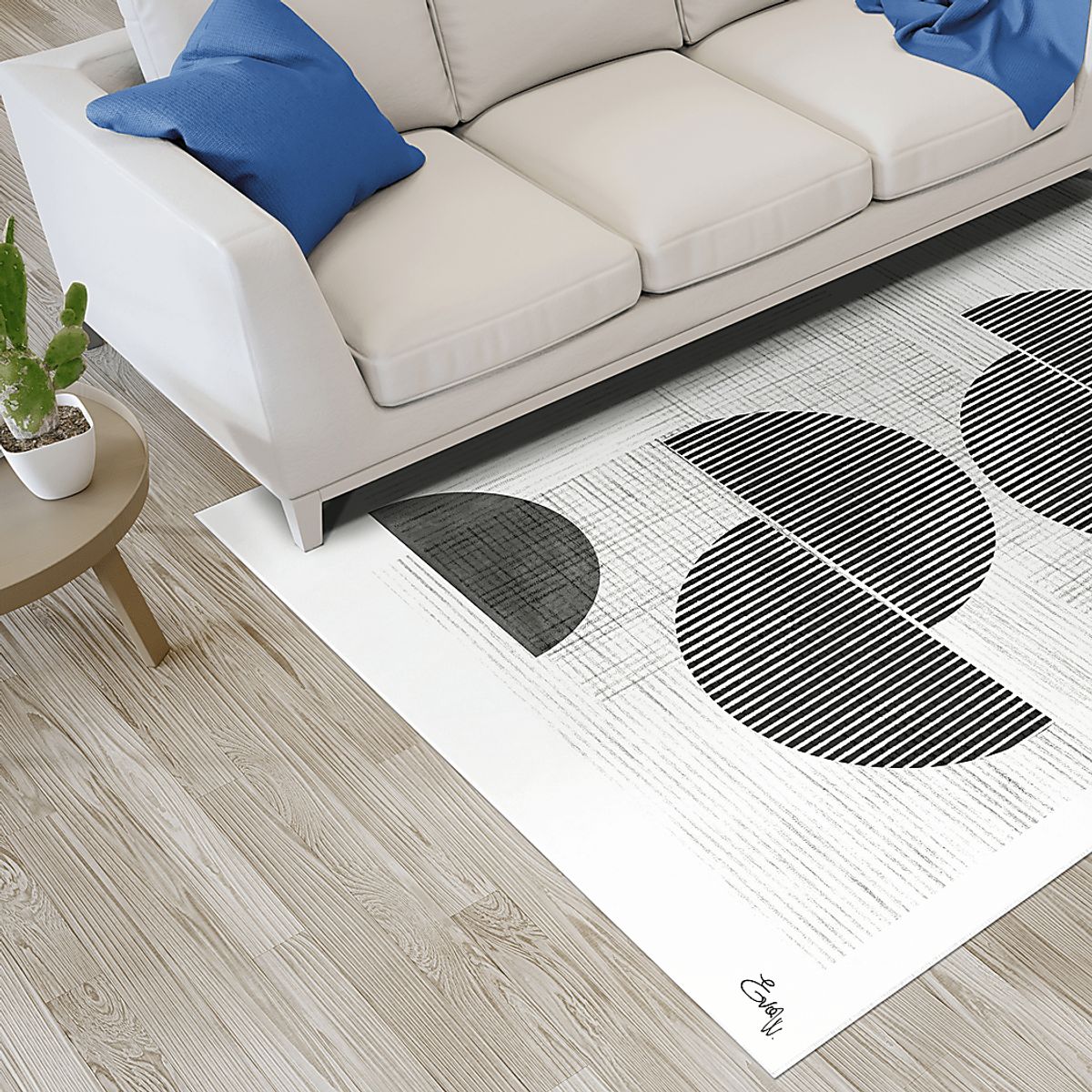 Aboville Black,Gray,White Rugs | Rooms to Go