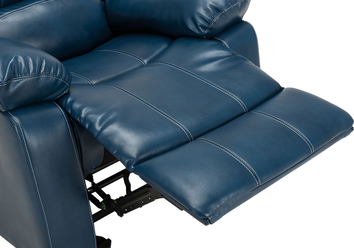 Absecon Blue Rocker Recliner - Rooms To Go