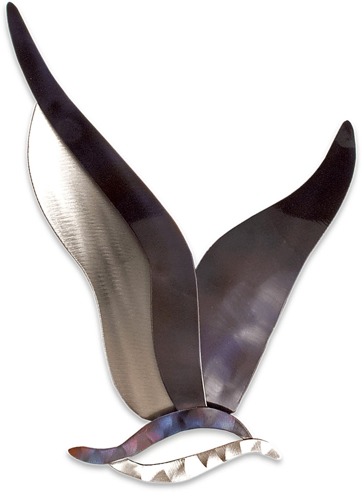 Abstract Seagull Blue Outdoor Wall Art | Rooms to Go