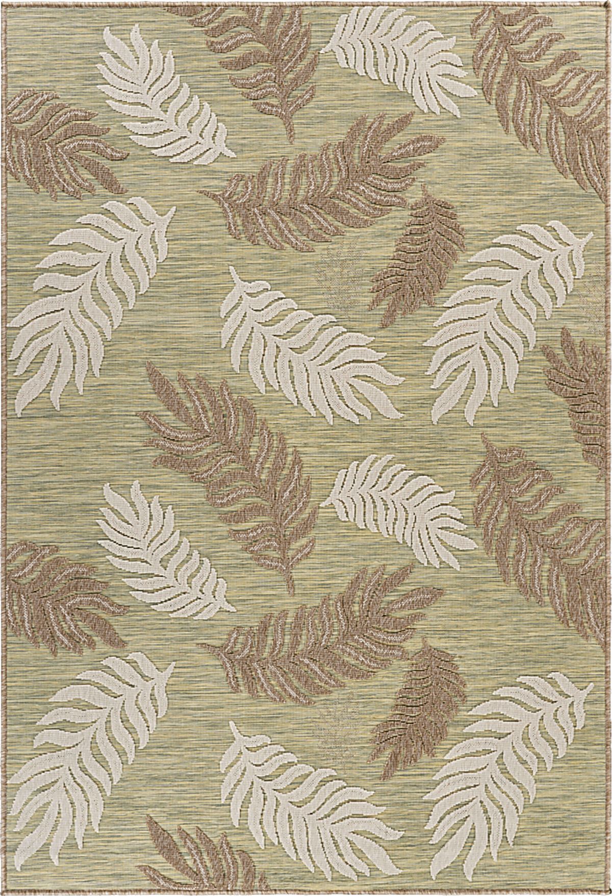 Abuhi Green,Tan Beige,Brown,Green Outdoor Rugs | Rooms to Go
