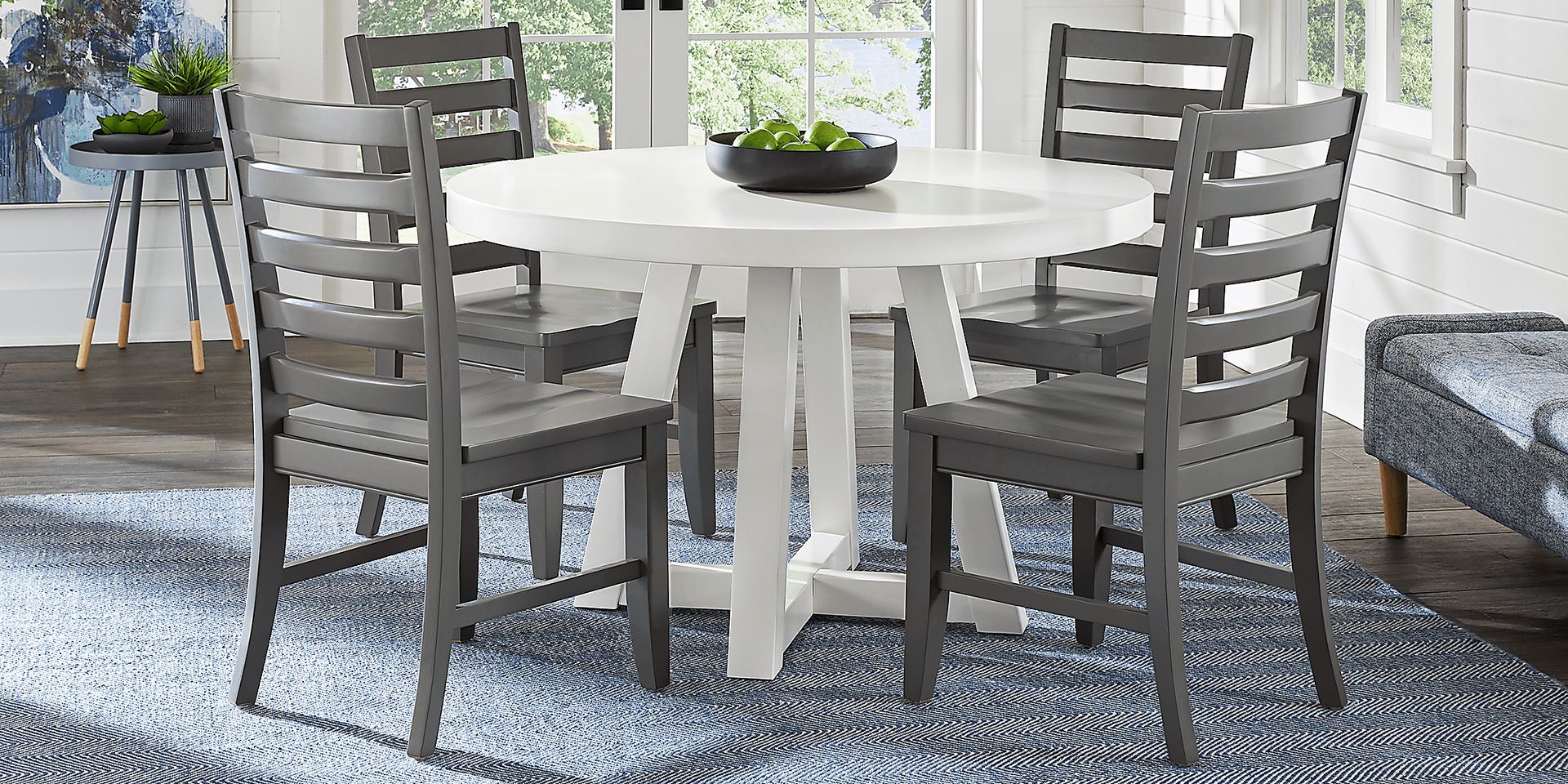 Acadia Hills White Colors,White Dining Table | Rooms to Go
