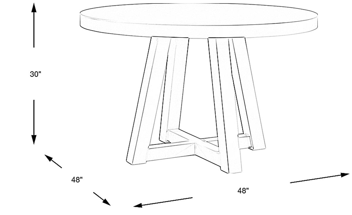 Acadia Hills White Colors,White Dining Table | Rooms to Go