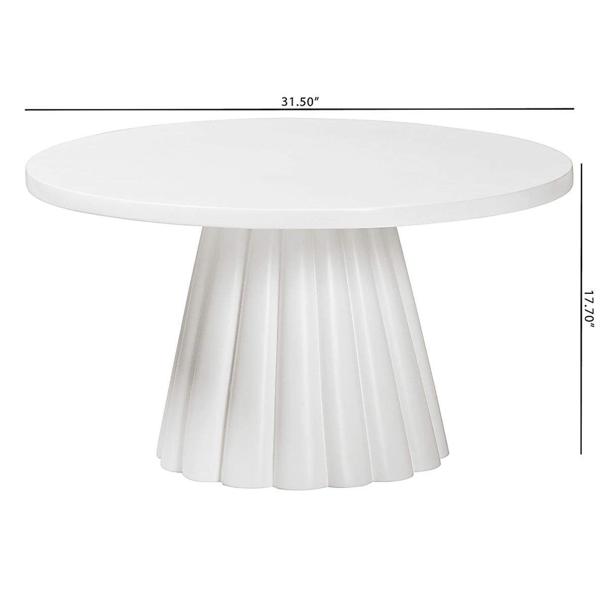 Aceworld White Cocktail Table | Rooms to Go