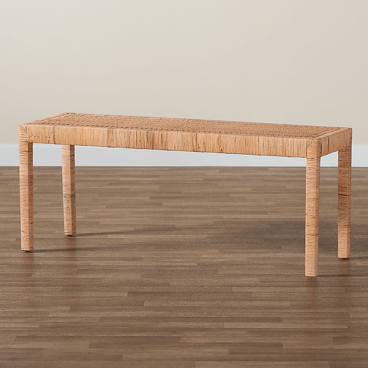 Ackerly Brown Long Bench | Rooms to Go