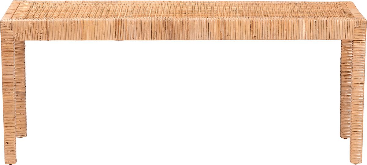 Ackerly Brown Long Bench | Rooms to Go