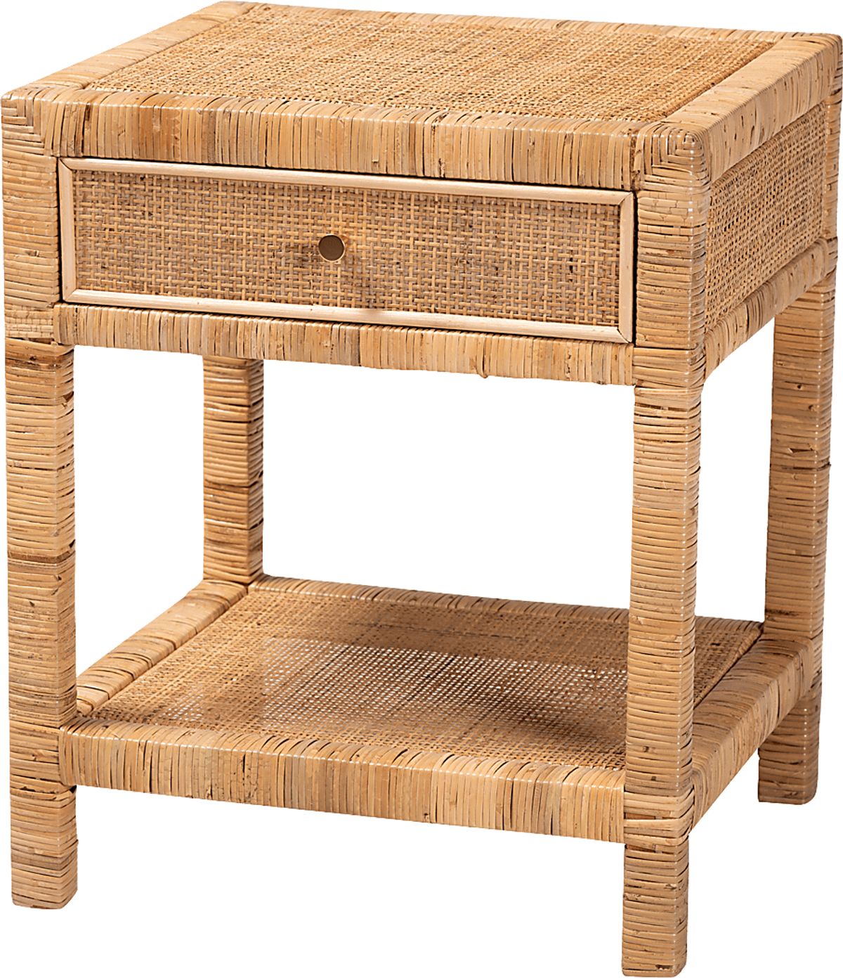 Ackerly Light Wood Fruitwood Brown Nightstand | Rooms to Go