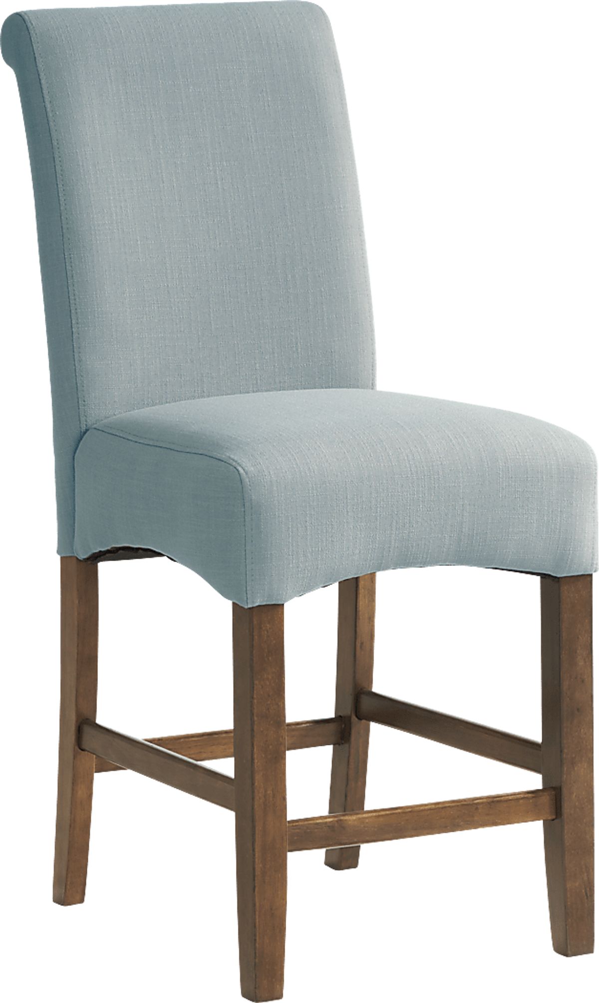 Acorn Cottage 5 Pc Brown Dark Wood Blue Dining Room Set With Counter ...