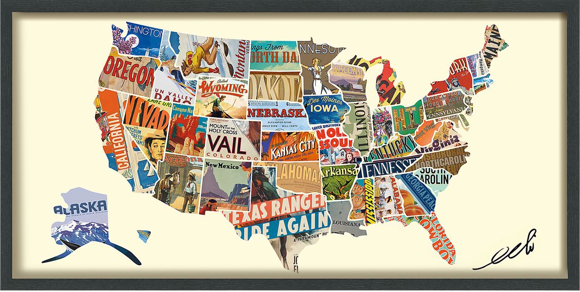 Across The States Artwork - Rooms To Go