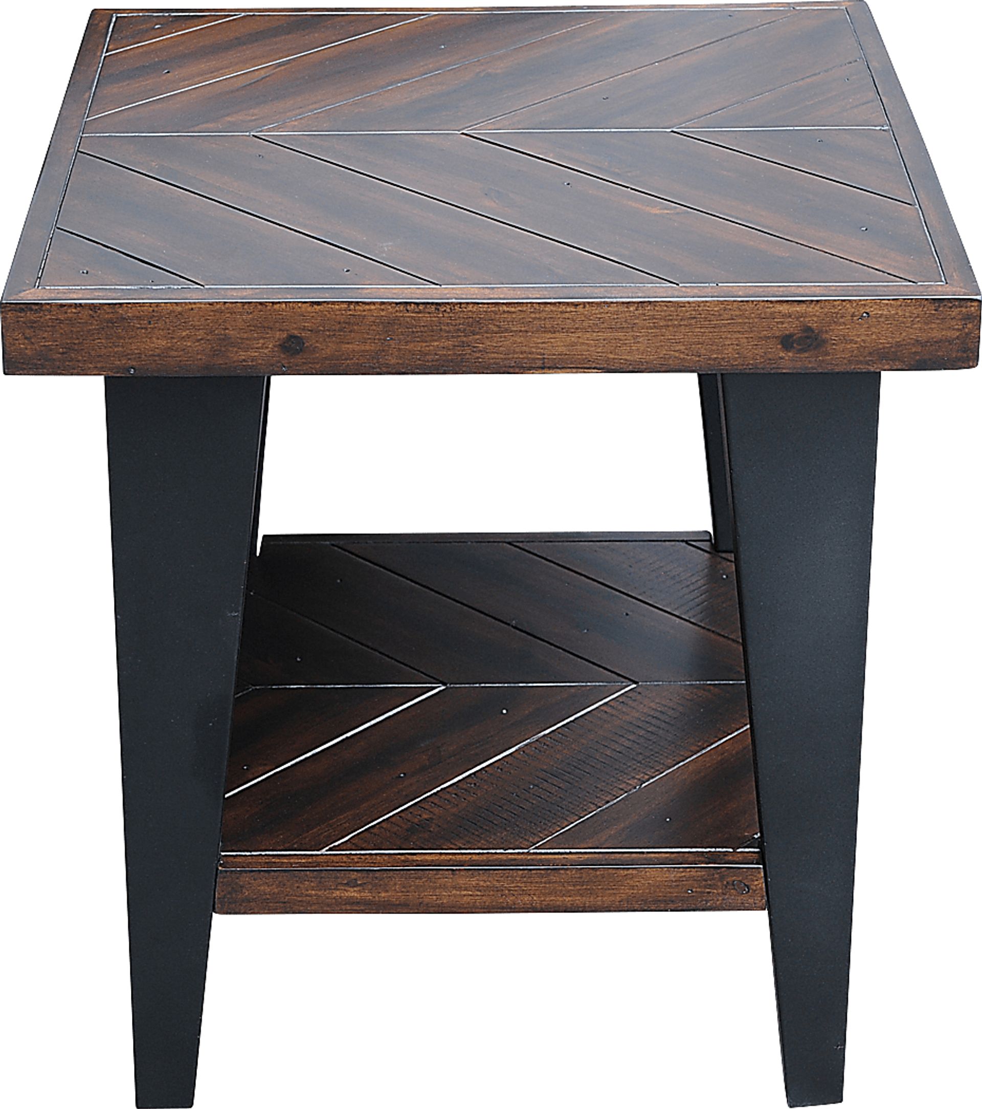 Adaire Brown Dark Wood Side Table | Rooms to Go