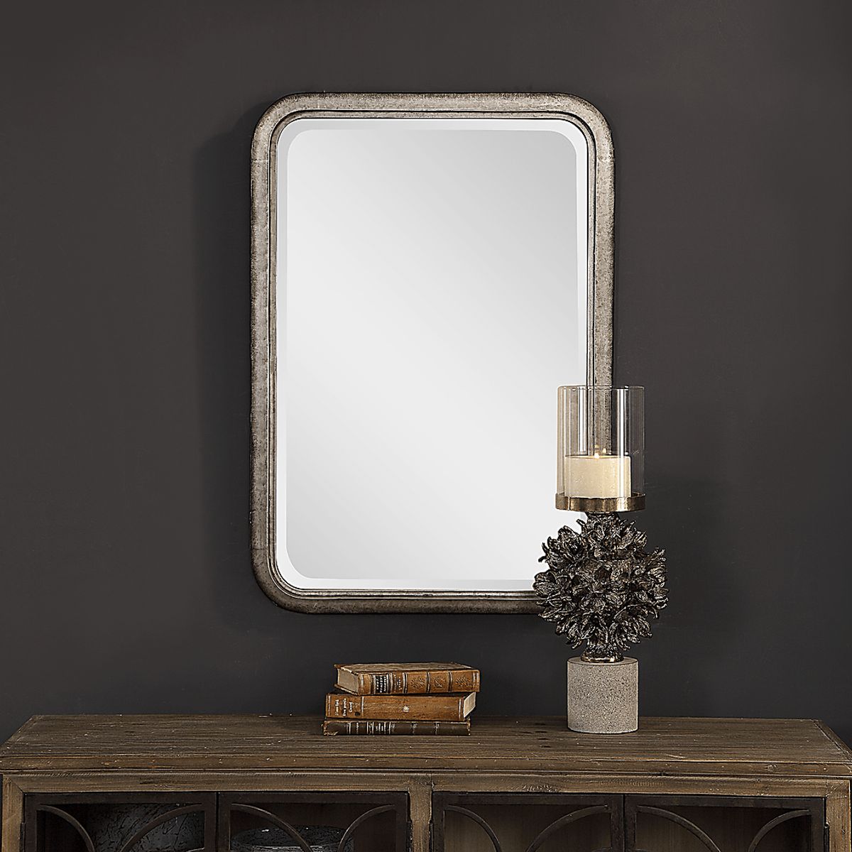 Adamanda Silver Gray Mirror | Rooms to Go