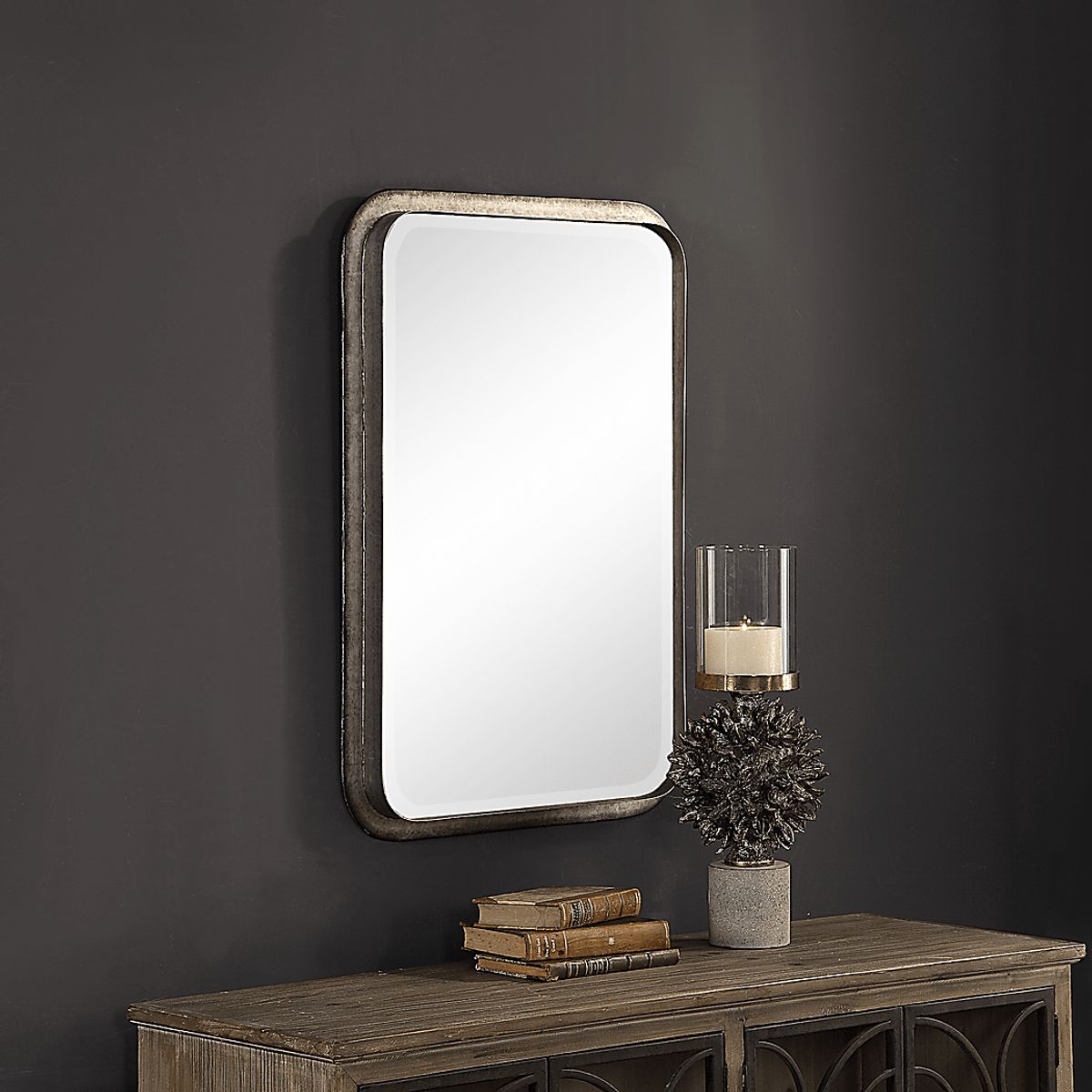 Adamanda Silver Gray Mirror | Rooms to Go