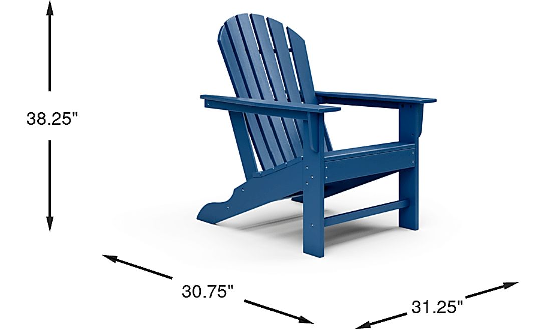 Addy 5 Pc Navy Colors Synthetic Fabric Outdoor Seating Set With ...