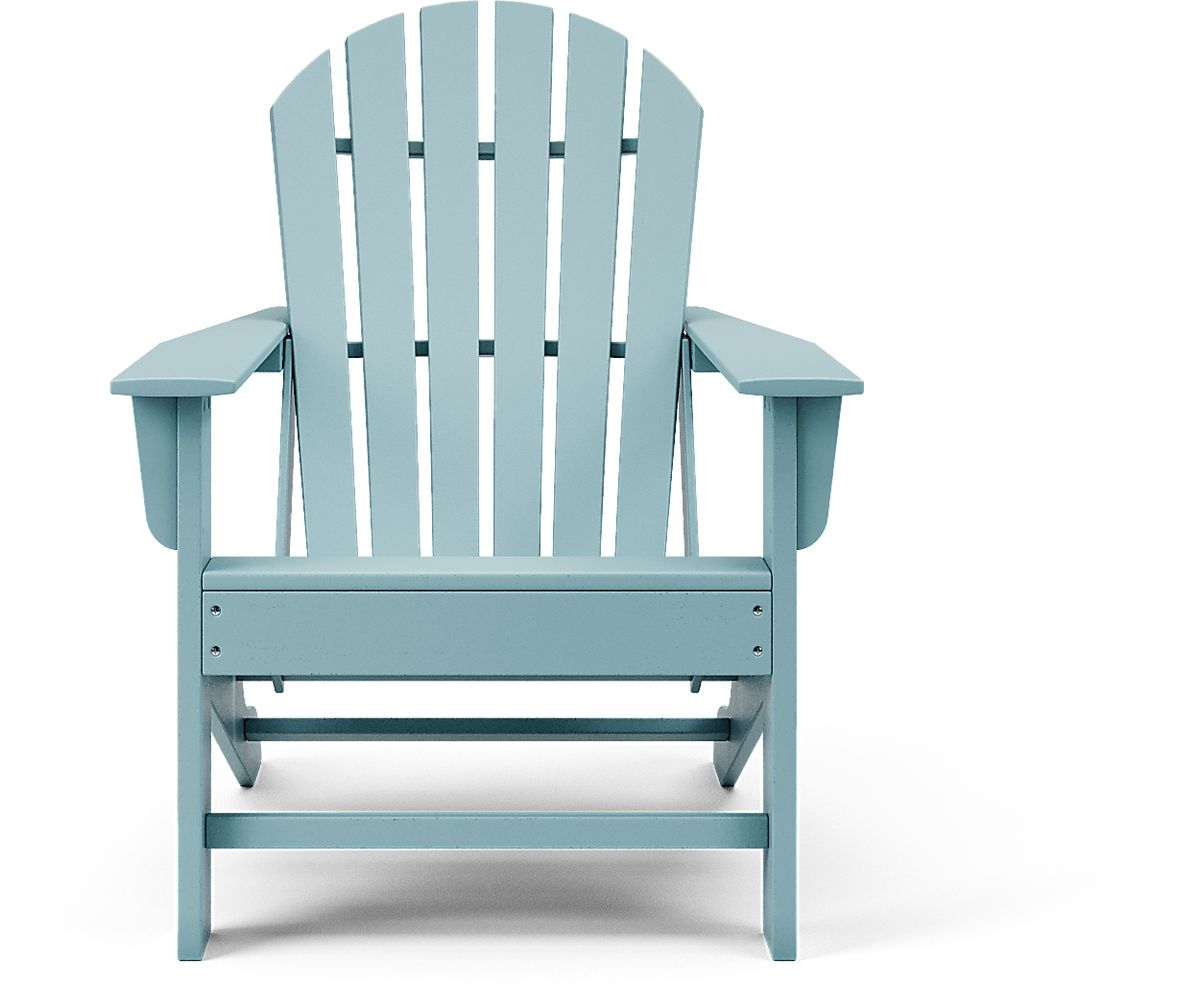 Addy 2 Pc Sky Colors Synthetic Fabric Outdoor Set Of Chairs | Rooms to Go