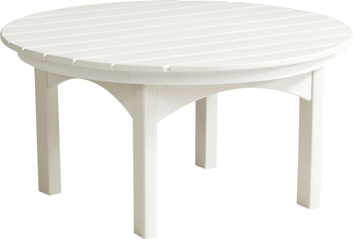 Addy White Colors,White Synthetic Fabric Outdoor Cocktail Table - Rooms ...