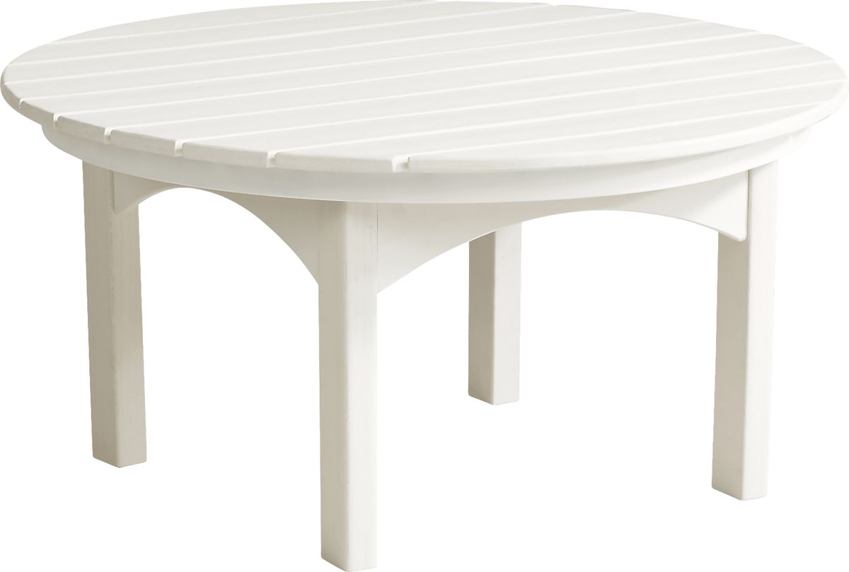 Addy White Colors,White Synthetic Fabric Outdoor Cocktail Table | Rooms ...