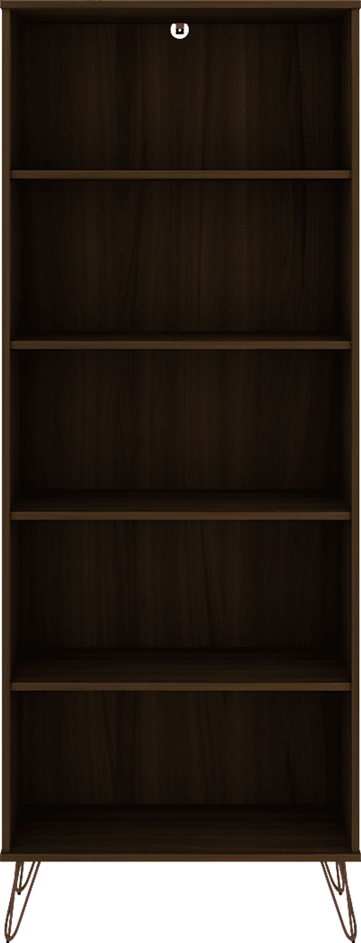 Adenmoor Brown Dark Wood Bookcase | Rooms to Go