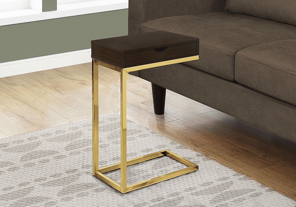 Adlai Gold Colors,Metal Accent Table | Rooms to Go