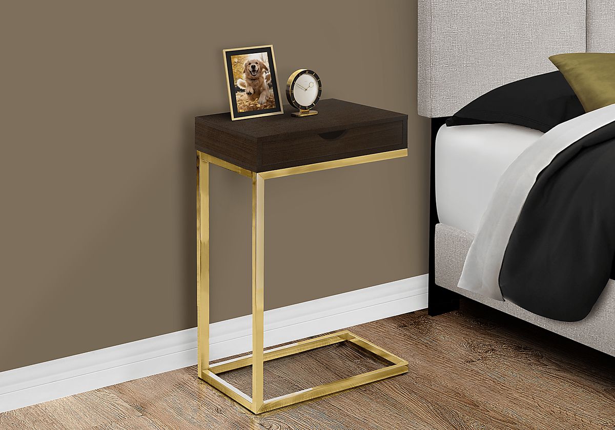 Adlai Gold Colors,Metal Accent Table | Rooms to Go