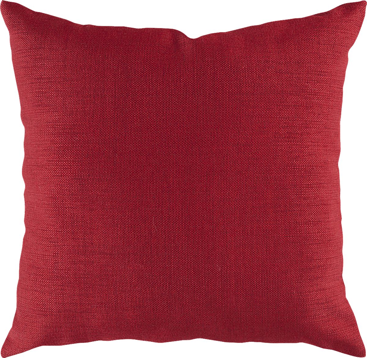 Adney Red Accent Pillow | Rooms to Go